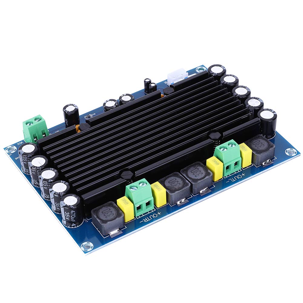 Audio Amplifier Board, DC12 24V Amplifier Module 2 Channel Digital High Power Potentiometer Board, 150W + 150W AMP for Bookshelf Speakers, CRT TVs, Radios, etc.