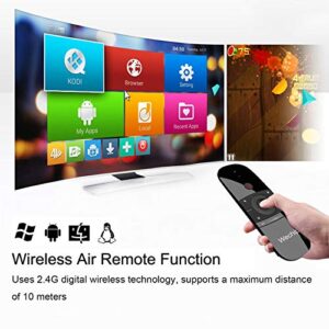 Air Remote,WeChip 2.4G Wireless Keyboard W1 Remote Control for Android TV Box/PC/Projector/HTPC/All-in-one PC and More