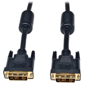 tripp lite dvi single link cable, digital and analog tmds monitor cable (dvi-i m/m) 6-ft.(p561-006-sli)