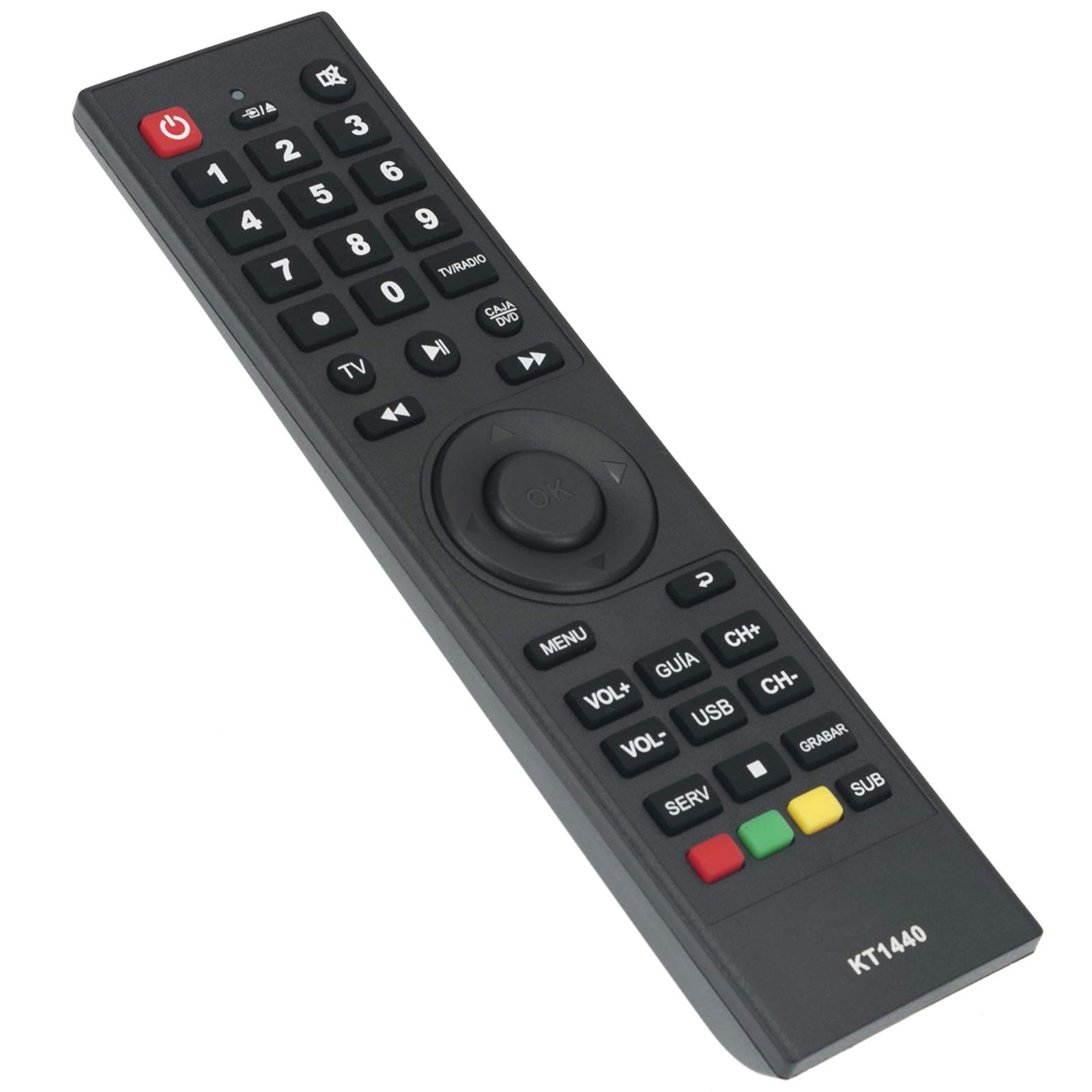 KT1440 Replacement Remote Controller Fit for Haier Panda ATEC DTV Gelec Soyea CRT Parker TV Wentai DVD