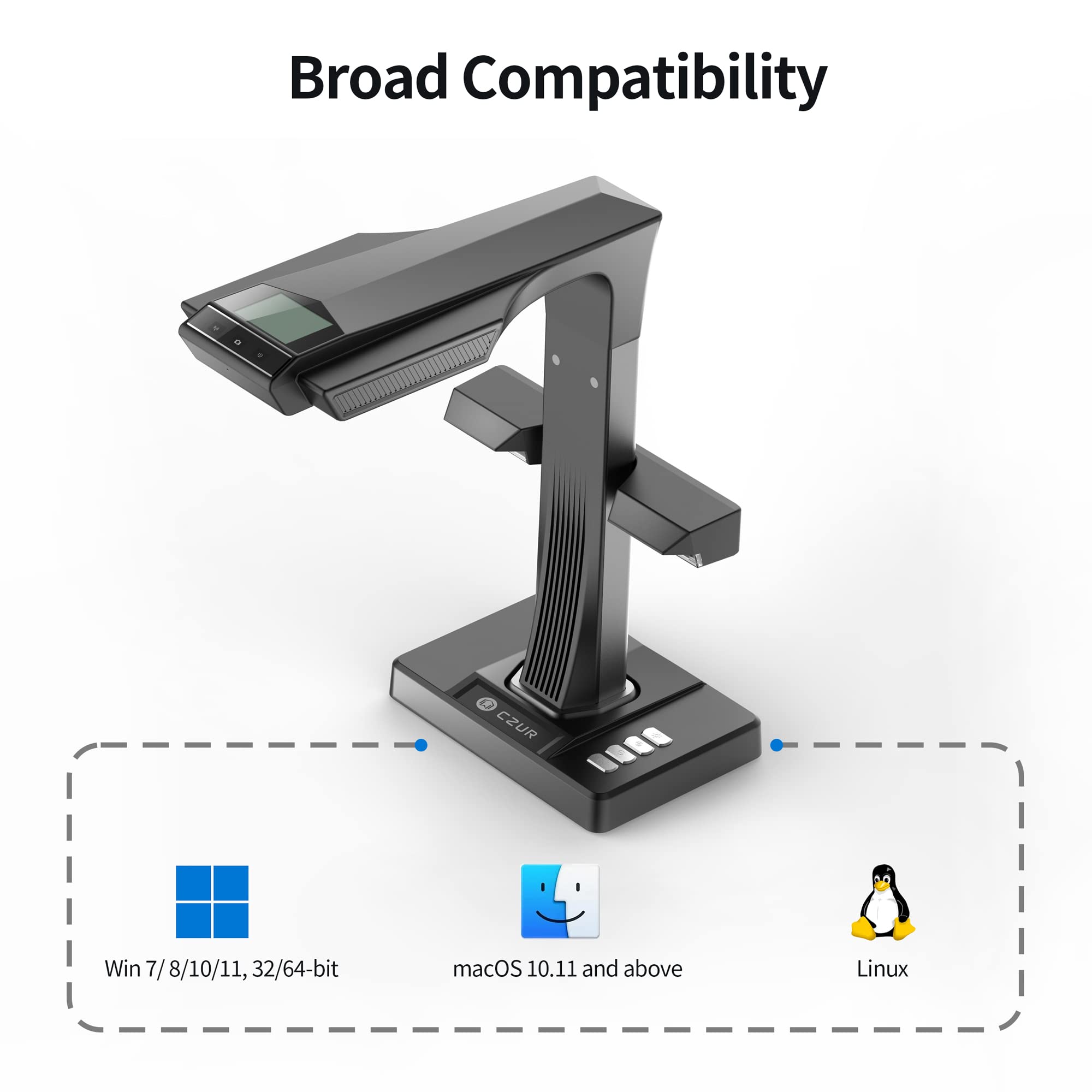 CZUR ET24 Pro Book Scanner and Portable Studio Box Bundle