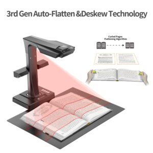 CZUR ET24 Pro Book Scanner and Portable Studio Box Bundle