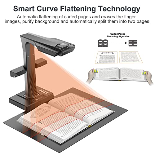 CZUR ET18 Pro Book Scanner and Portable Studio Box Bundle