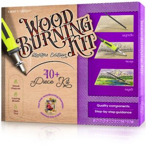 craft culture beginners wood burning kit for kids and teenage boys & girls cool gifts for boy or girl craft projects gift idea for older children teen woodburning diy hobby kits art crafts activities