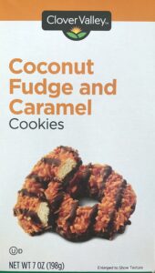 coconut fudge and caramel cookies 7oz. just like samoas