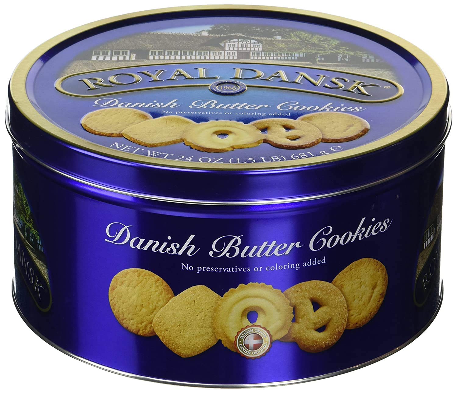 Royal Dansk Danish Butter Cookies, 24 Oz. (Pack of 1)