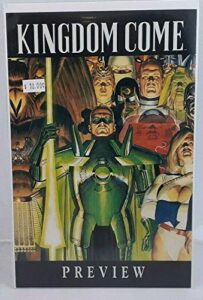 dc comics 1996 kingdom come preview special alex ross #0 fine justice league