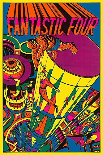 Marvel Classic Black Light Collectible Poster Portfolio