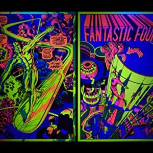 Marvel Classic Black Light Collectible Poster Portfolio