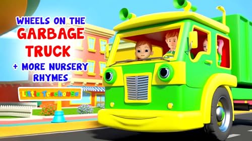 Wheels On The Garbage Truck + More Nursery Rhymes - Little Treehouse