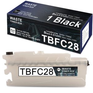 tb-fc28 tbfc28 compatible high yield waste toner box replacement for toshiba e-studio 2020c 2040c 2330c 2540c 2820c 2830c 3040c 3530c 3540c 4520c 4540c 4540cg printers (1-pack black)