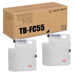 venyaa compatible high yield waste toner box tb-fc55 tbfc55 replacement for toshiba e-studio 6520c 6530c 5540c 6540c 5518a 6518a 7518a printer 2pack