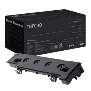 tbfc30 waste toner box high yield compatible for toshiba ps-tbfc30 6ag00004477 for toshiba e studio 2000ac 2010ac 2050c 2051c 2500ac 2510ac 2520ac 2550c 2551c printer (1 pack)