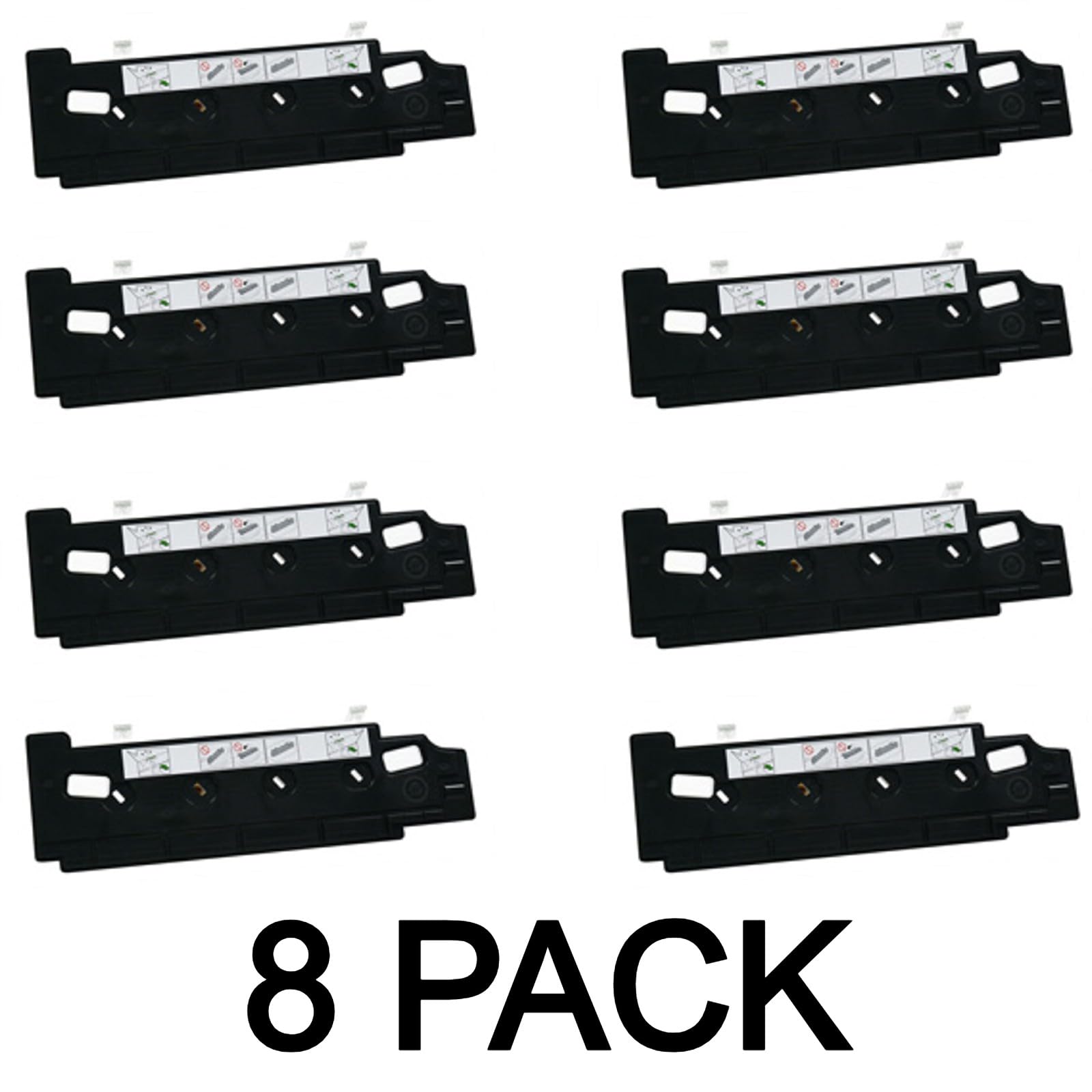 (8) Pack Compatible Waste Toner Container Box Cartridge for Toshiba E Studio EStudio 2505 2515 2555C 3005AC 3015 3055C 3505 3515 3555C 4505 4515 4555C 5005 5015 5055C - TBFC50 TB-FC50