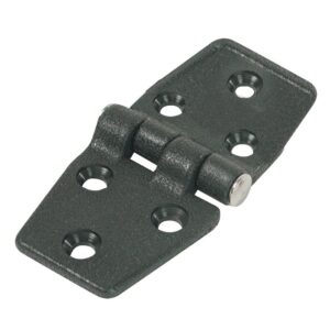 whitecap door hinge - black nylon - 1-1/2" x 3"