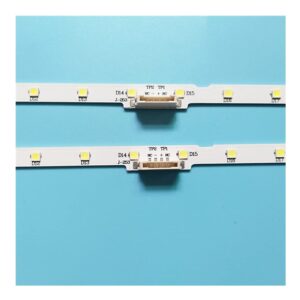 replacement part for tv tv llamps led backlight strips v8n1-430sm0-r0 180226 aot_43_nu7100f_2x28_3030c_d6t-2d1_28s1p rev.2 tv's bars kit led bands rulers - (length: 28led 462mm/ type: 1 lot2pcs)