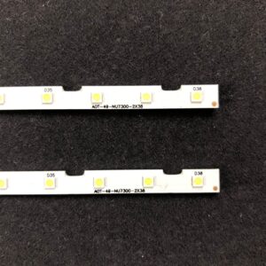 HYRAM 2 PCS/Set 38 LED Backlight Strip 49" TV AOT_49_NU7300_NU7100_2X38_3030C_d6t-2d1_19S2P Rev. V4 UE49NU7140 UE49NU7100 Fit for Samsung Light Strip