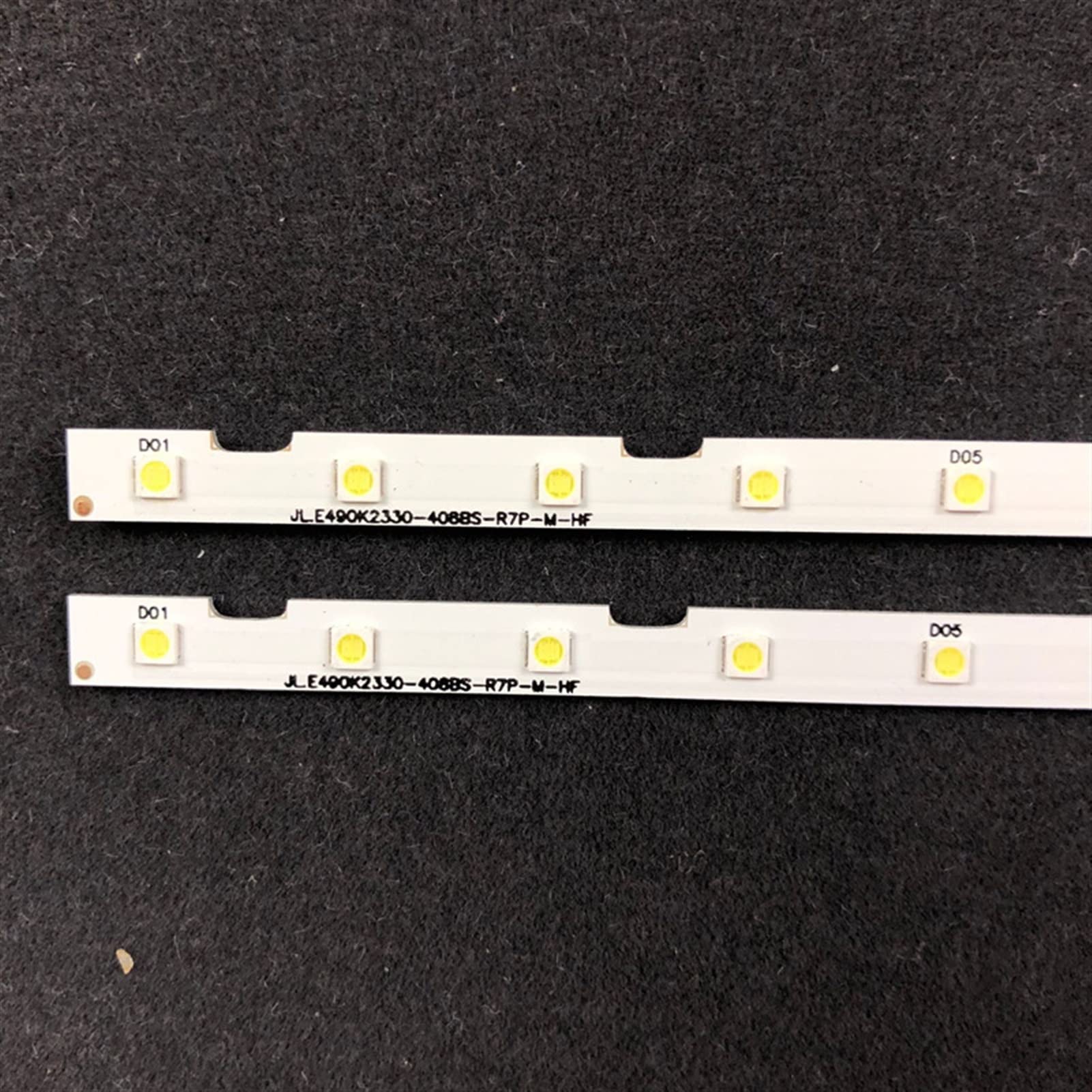 HYRAM 2 PCS/Set 38 LED Backlight Strip 49" TV AOT_49_NU7300_NU7100_2X38_3030C_d6t-2d1_19S2P Rev. V4 UE49NU7140 UE49NU7100 Fit for Samsung Light Strip