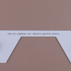 HYRAM 10 Pieces/Batch 55-inch Fit for TCL TV Backlight Strip TMT-55E5800-10X6-3030C-6S1P-W44 YHF-4C-LB5506-YH1 TCL L55E5800A-UD D55A620U Light Strip