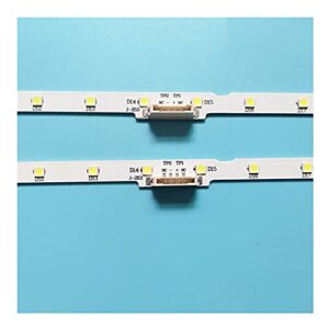 replacement part for tv tv llamps led backlight strips v8n1-430sm0-r0 180226 aot_43_nu7100f_2x28_3030c_d6t-2d1_28s1p rev.2 tv's bars kit led bands rulers - (length: 28led 462mm/ type: 10lot20pcs)