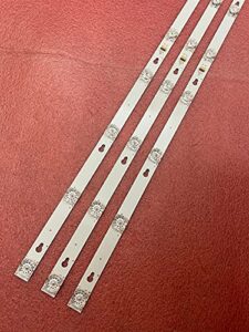 led strip(3) compatible with 40fd5406 toshiba l40f3301b 40a730u 40l2600 tcl 40ds500 f40s5916 tot_40d2900_3x8_3030c l40e5800a l40f330