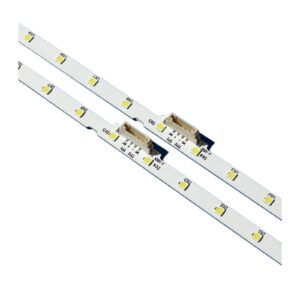 keiomi 2 pcs led backlight strip 28 lamp fit for samsung 43" tv ue43nu7100u aot_43_nu7100f_2x28_3030c bn44-00947a led backlight strips