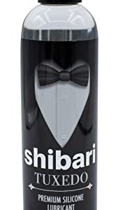 Shibari Tuxedo Silicone Lubricant, Premium Thick Lube for Women, Men, Couples, for Vaginal, Solo or Anal Play, Compatible with Natural Rubber Latex, Polyurethane, and Polyisoprene Condoms, 8 fl oz