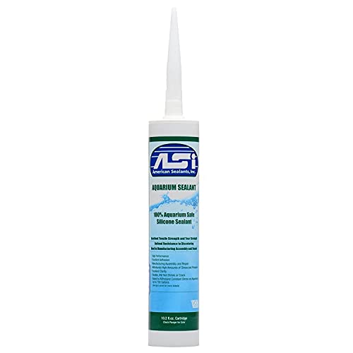 Clear Aquarium Silicone Sealant - 10.2 Fluid oz Cartridge