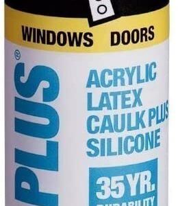 Dap Inc 18152 6 Pack 10.1 oz. Alex Plus Acrylic Latex Caulk Plus Silicone, White