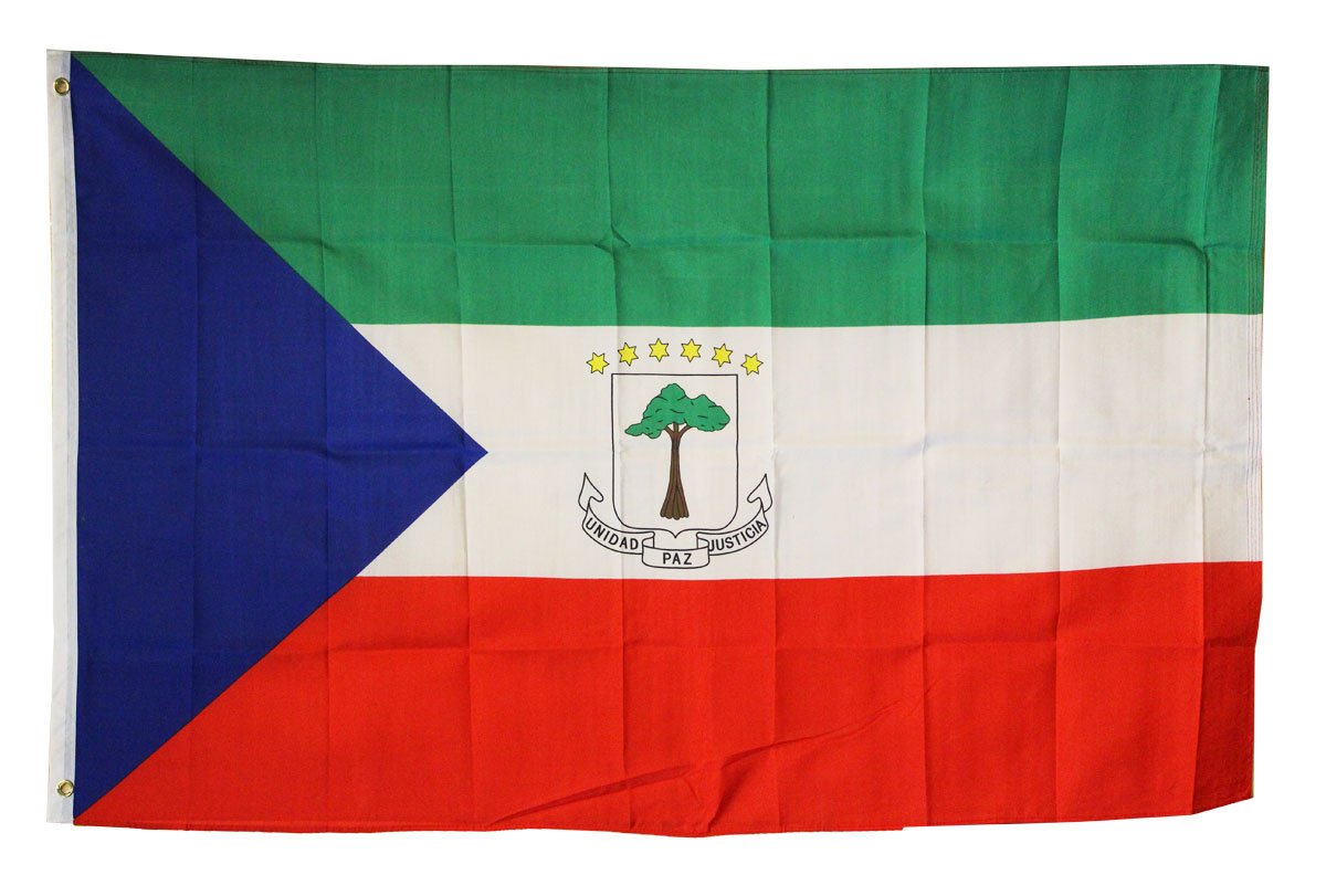 Equatorial Guinea - 3' x 5' Polyester World Flag