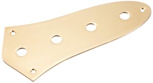 fender jazz bass control plate - gold