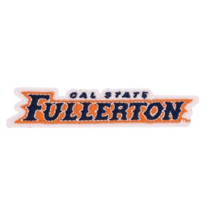 desert cactus cal state fullerton patch university california titans csuf embroidered patches applique sew or iron on blazer jacket bag (patch - design a)