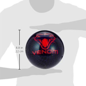 On The Ball Bowling Motiv Venom Spare Bowling Ball - Purple/Orange 12lbs