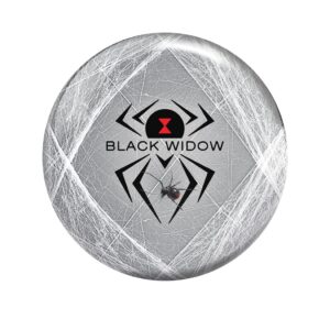 hammer bowling products black widow viz-a-ball pre-drilled bowling ball - grey/white 14lbs