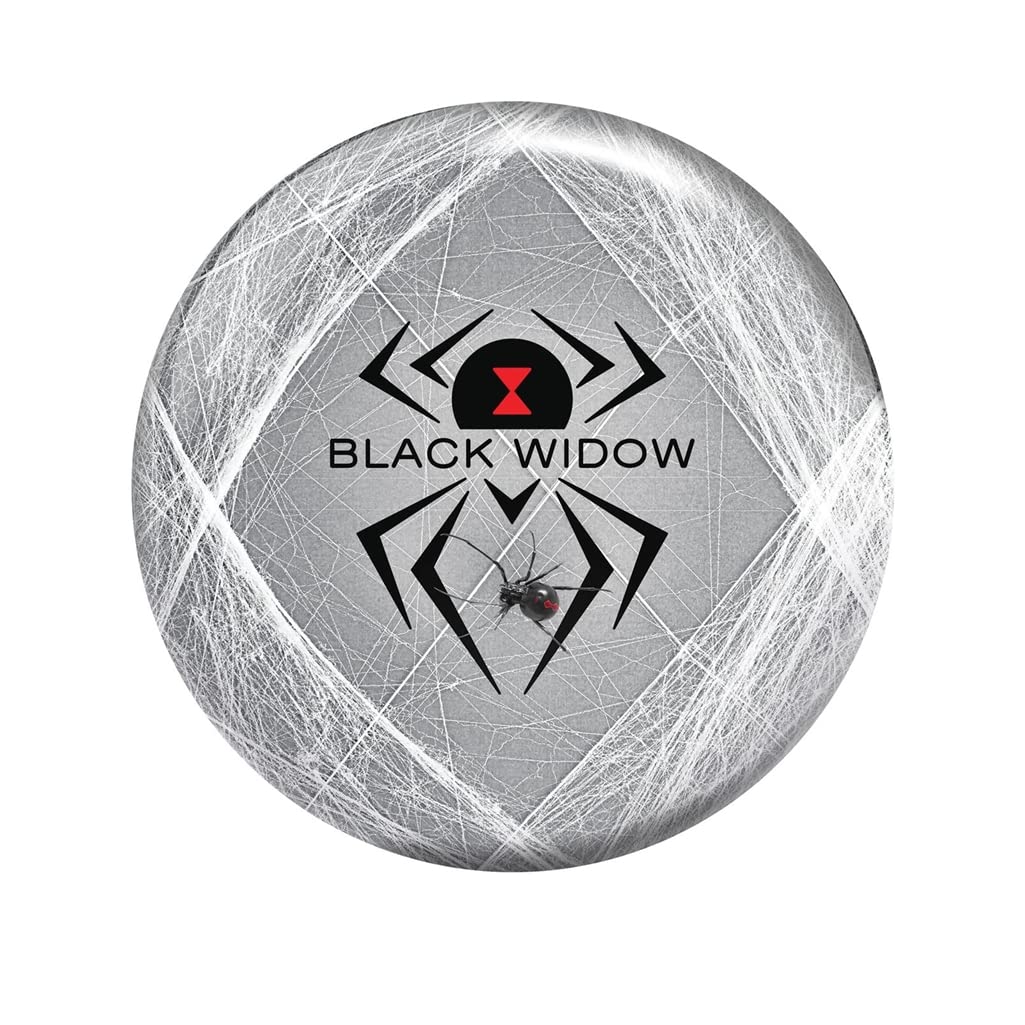 Hammer Bowling Products Black Widow Viz-A-Ball PRE-DRILLED Bowling Ball - Grey/White 14lbs