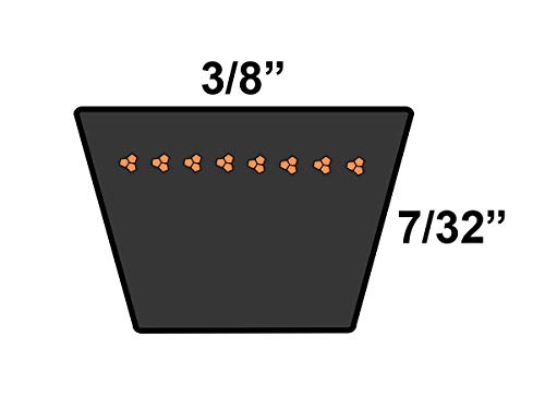 Replacement for Brunswick Corp 99085539 Belt