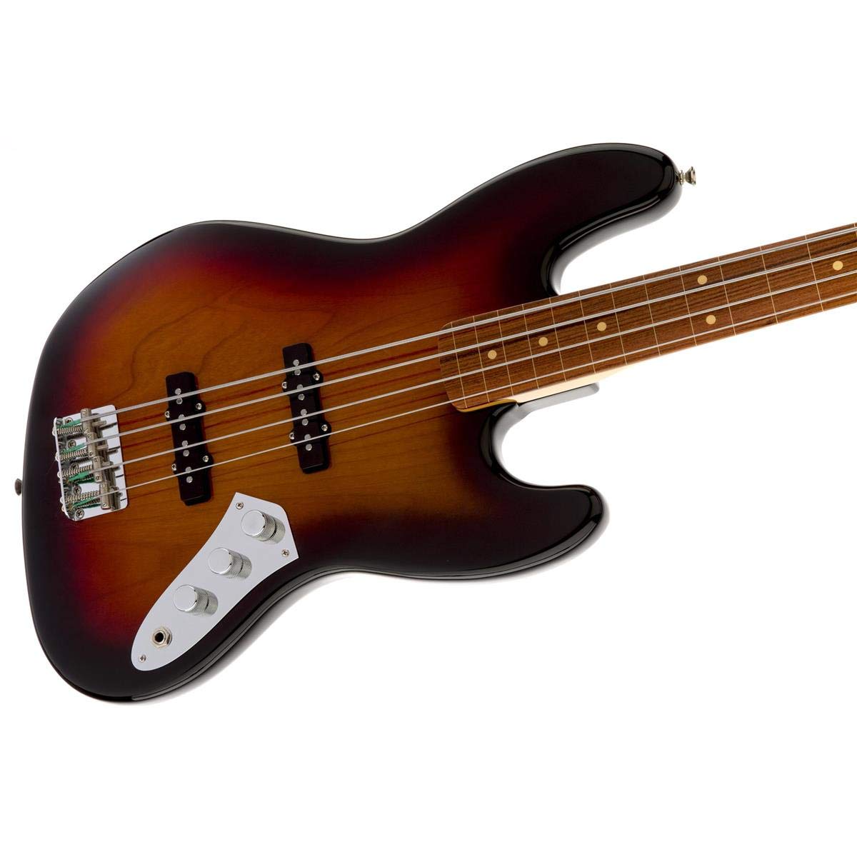 Fender Jaco Pastorius Jazz Electric Bass Guitar, Fretless, Rosewood Fretboard - 3-Color Sunburst