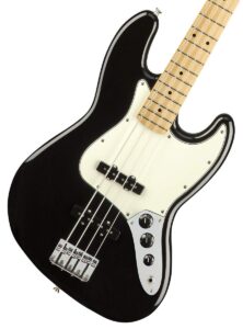 fender player jazz bass, black, maple fingerboard