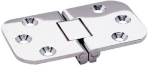 attwood square end hinge 2-pin flush attwood corp 2-pin flush stamped stainless steel