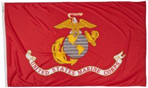 annin flagmakers u.s. marine corps military flag usa-made to official specifications, officially licensed, 5 x 8 feet (model 603)