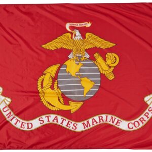 Annin Flagmakers U.S. Marine Corps Military Flag USA-Made to Official Specifications, Officially Licensed, 5 x 8 Feet (Model 603)