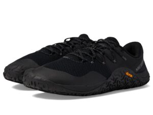 merrell men's trail glove 7 sneaker, black/black, 15