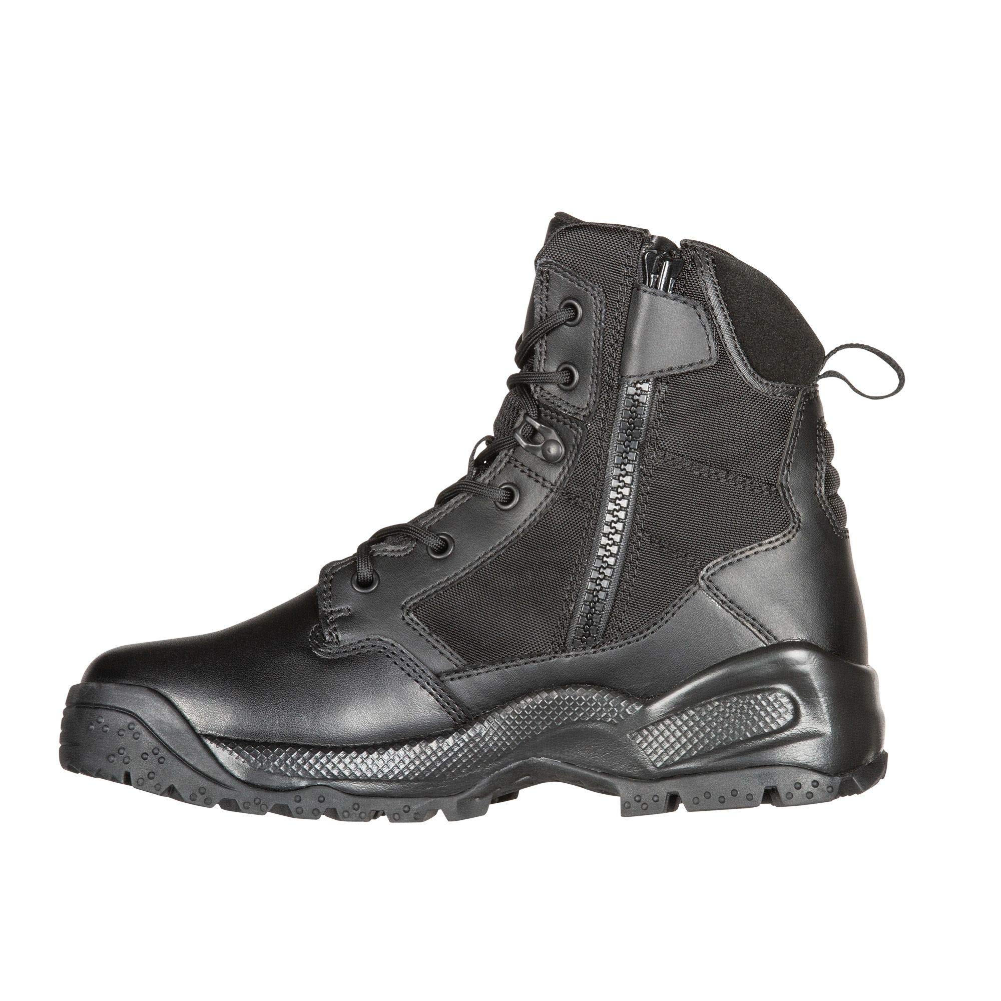 5.11 Tactical Men's ATAC 2.0 6" Side Zip Military Boot, Black, 9 Wide, Style 12394