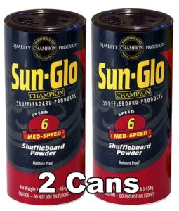 sunglo #6 shuffleboard powder wax (16 oz.)(pack of 2)