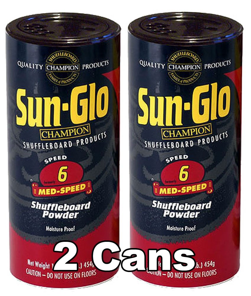 SunGlo #6 Shuffleboard Powder Wax (16 oz.)(Pack of 2)