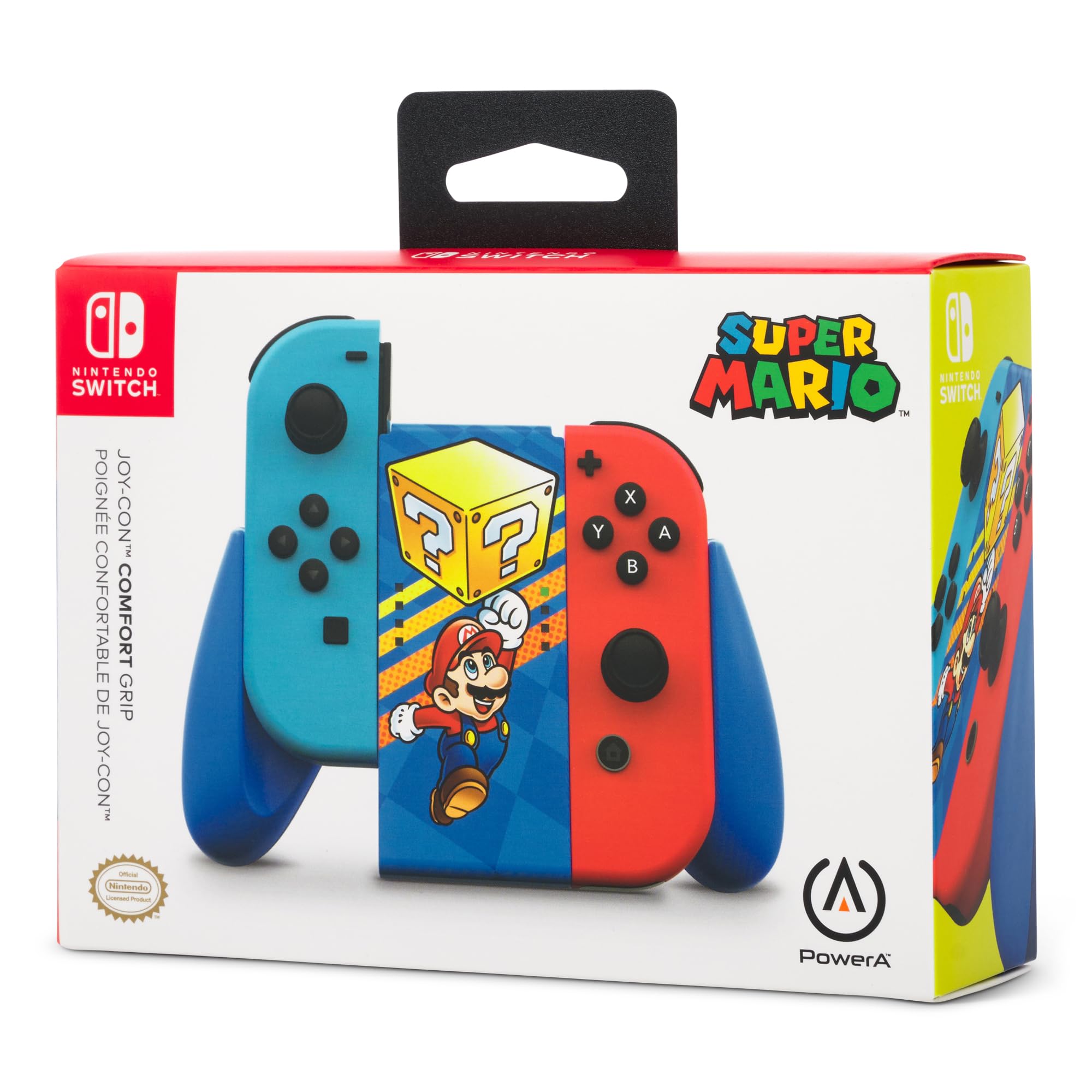 PowerA Joy-Con Comfort Grip for Nintendo Switch - Mystery Block Mario