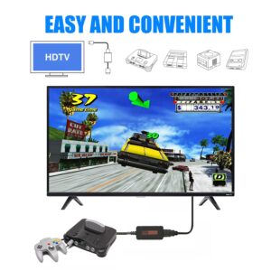 yoxxzus N64 HDMI Adapter, HDMI Converter with HDMI Cable for N64/Gamecube/SNES