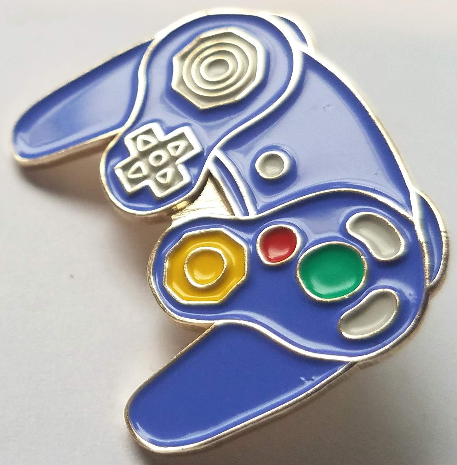 GaemCube - Video Game Controller - Enamel Pin