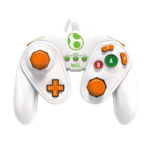 pdp wired fight pad for wii u - yoshi