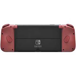 HORI Nintendo Switch Split Pad Compact (Apricot Red) - Ergonomic Controller for Handheld Mode - Officially Licensed by Nintendo